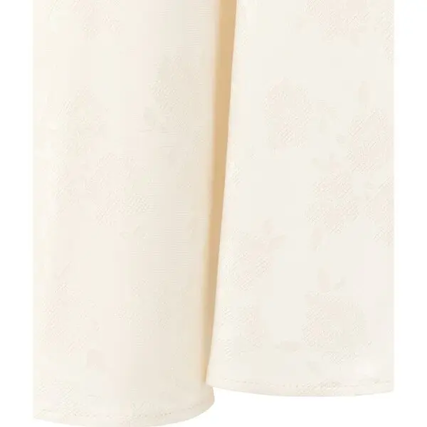 Mango Floral Jacquard A-line Midi Skirt - Ecru