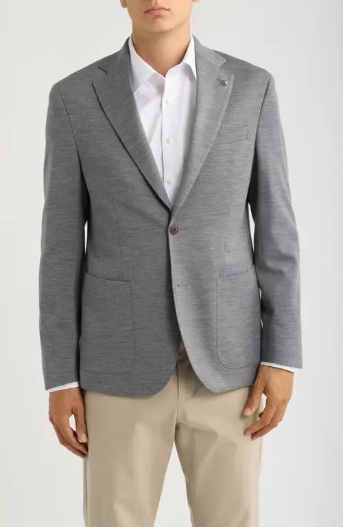 JACK VICTOR Hartford Wool Herringbone Knit Sport Coat