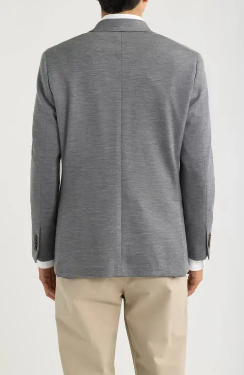 JACK VICTOR Hartford Wool Herringbone Knit Sport Coat