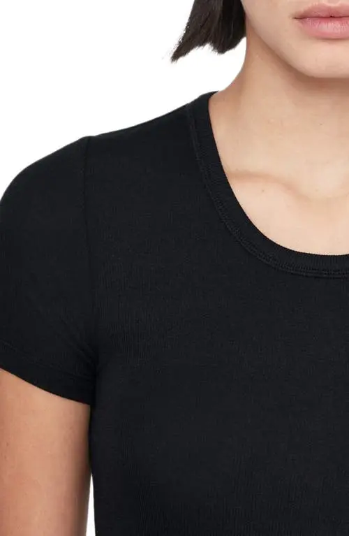 ALLSAINTS Teresa Scoop Neck T-shirt - Jet Black