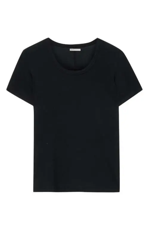ALLSAINTS Teresa Scoop Neck T-shirt - Jet Black