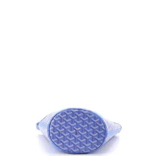 Goyard Belharra Tote Coated Canvas Pm - Blue