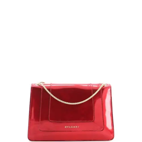 BVLGARI Serpenti Forever Shoulder Bag Patent Medium