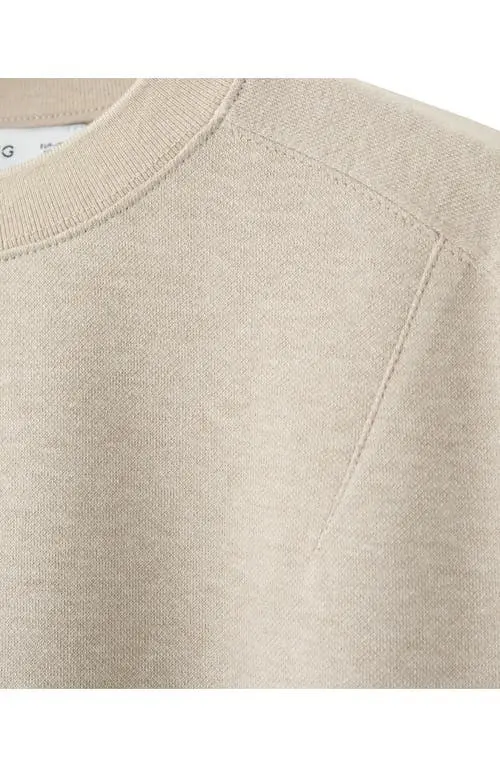 Mango Seam Detail T-shirt - Ecru