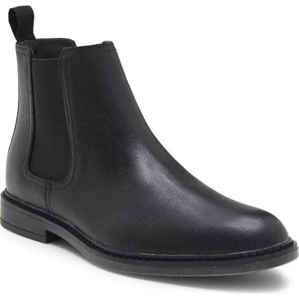 Nordstrom Braddock Leather Chelsea Boot - Black