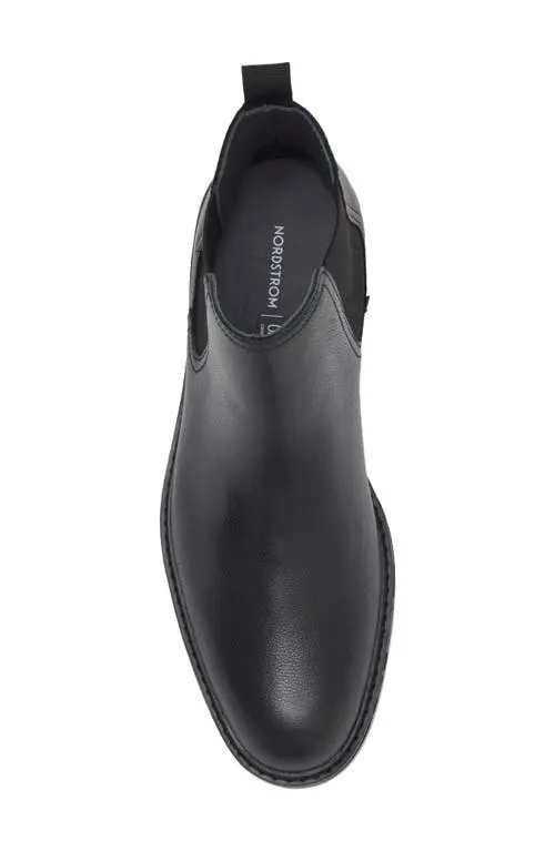 Nordstrom Braddock Leather Chelsea Boot - Black