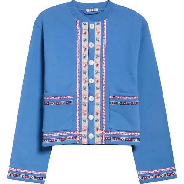 BODE Ribbon Cotton Cardigan