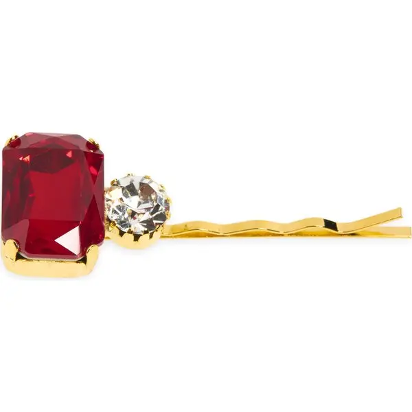 JENNIFER BEHR Gemma Bobby Pin - Ruby