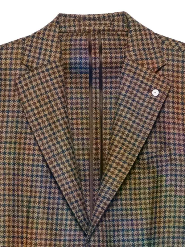 L.B.M. 1911 Houndstooth-pattern Blazer