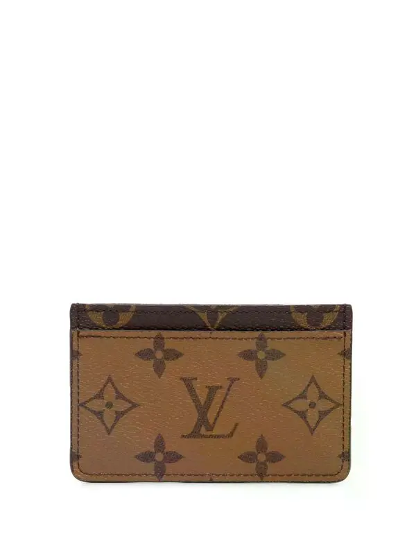 LOUIS VUITTON 2021-2026 Monogram Reverse Card Holder