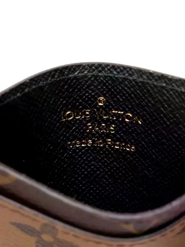 LOUIS VUITTON 2021-2026 Monogram Reverse Card Holder