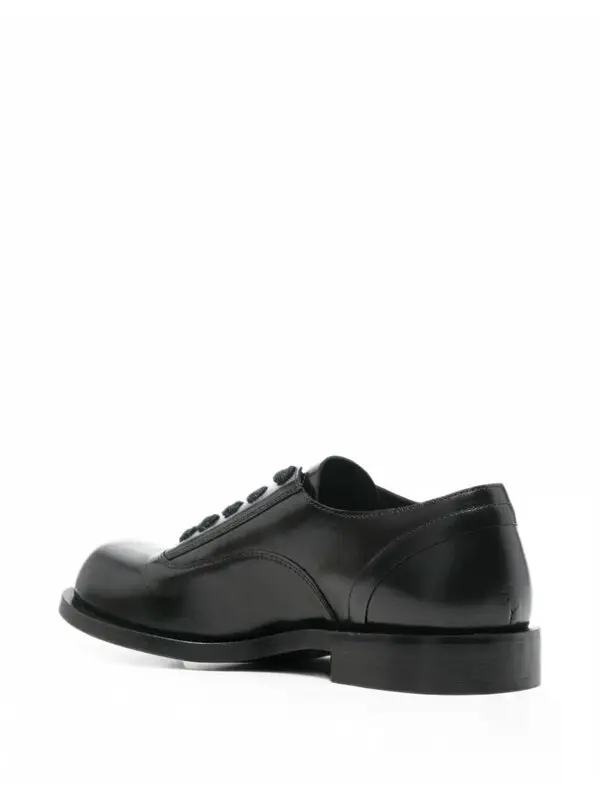 PHILEO Lace-up Leather Derby Shoes