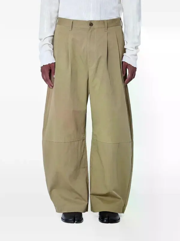 Comme Des Garçons Pleated Wide-leg Trousers