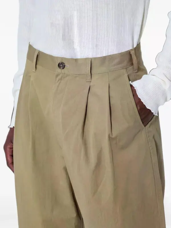 Comme Des Garçons Pleated Wide-leg Trousers