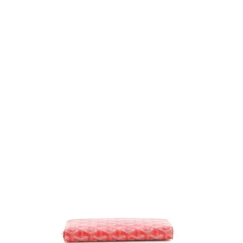 Goyard Matignon Zip Wallet Coated Canvas With Leather
