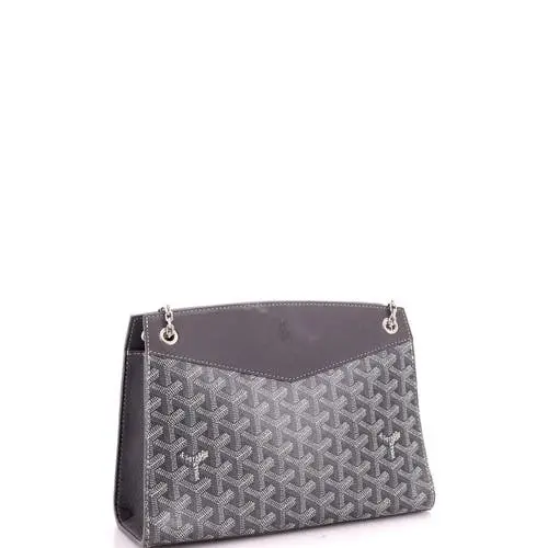 Goyard Structured Rouette Chain Shoulder Bag Coated Canvas Pm