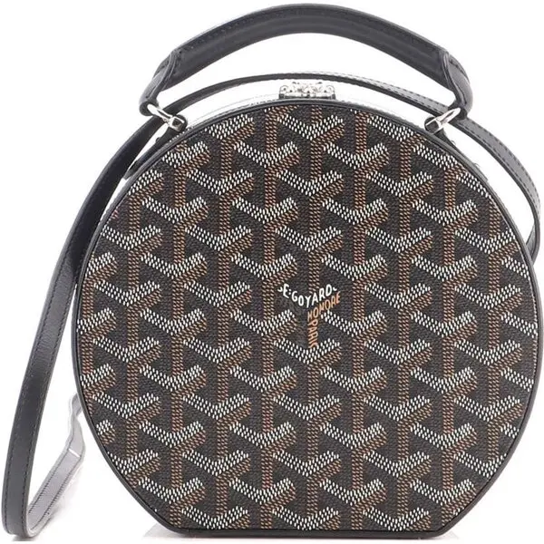 Goyard Alto Hatbox Bag Coated Canvas - Black