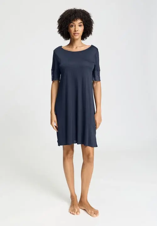 Hanro Azelia Lace Trim Tencel Nightgown