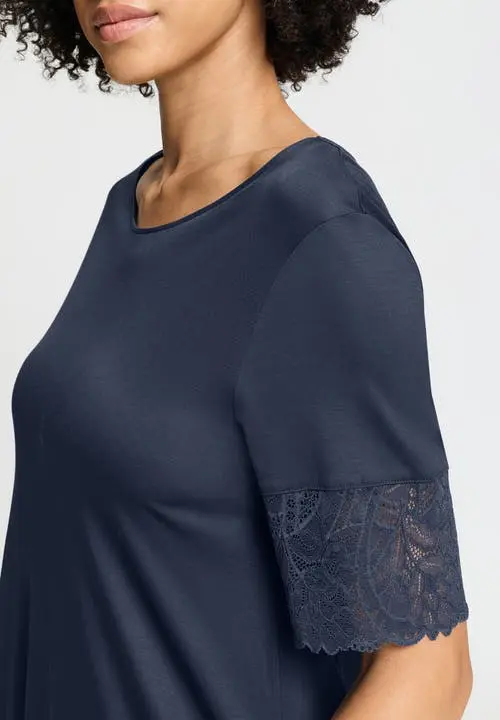 Hanro Azelia Lace Trim Tencel Nightgown