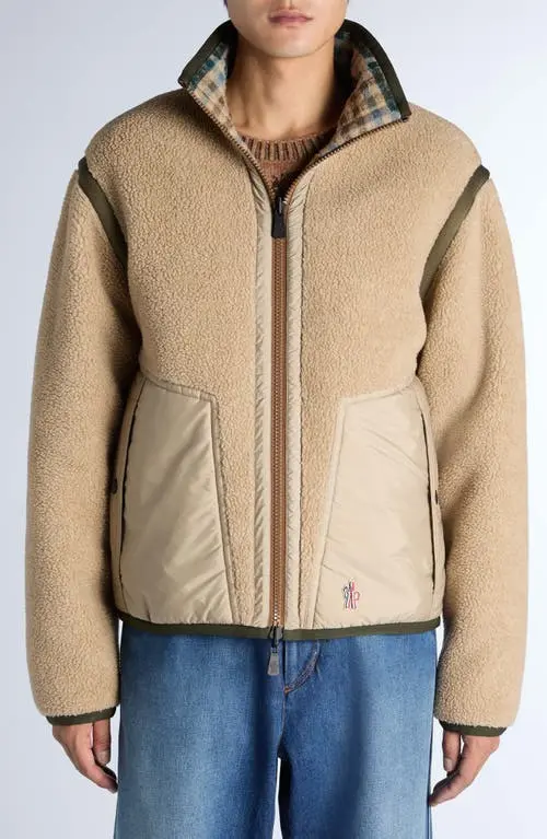 Moncler Fleece Zip Up Cardigan