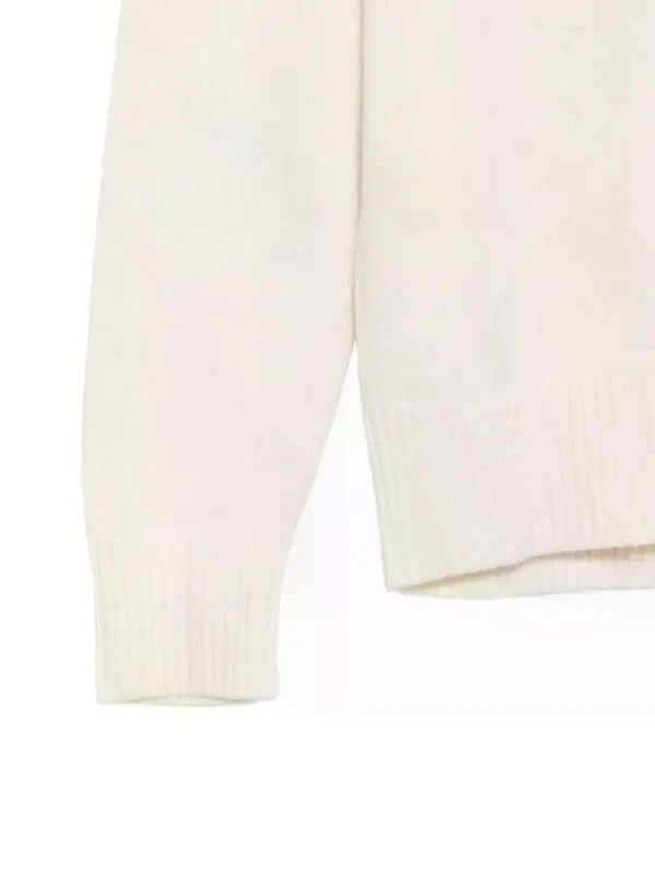 KANGRA Crew-neck Ribbed-trim Sweater