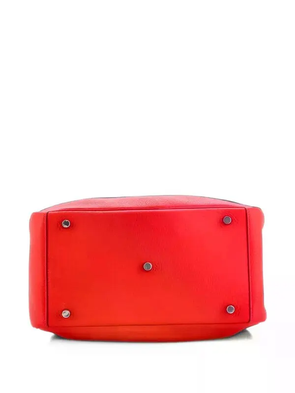 Hermès Lindy Bag Clemence 30 Shoulder Bag - Red