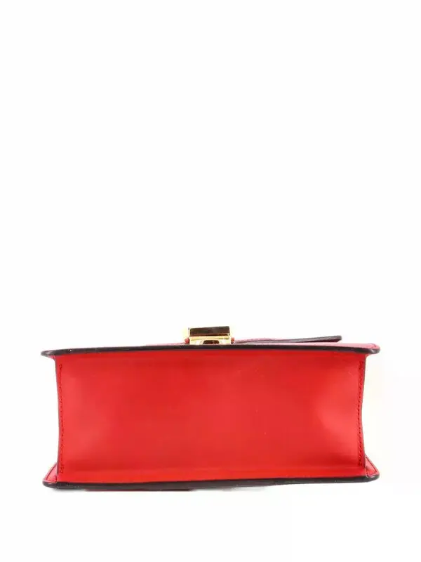 Gucci Sylvie Top Handle Bag Leather Mini Satchel