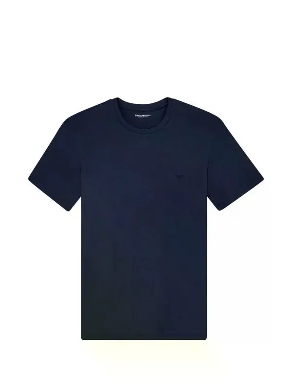 EA7 Logo-embroidered T-shirt