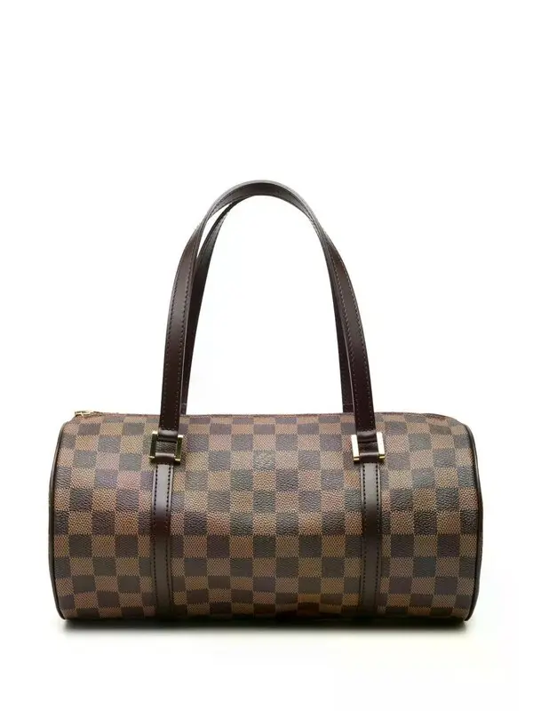 LOUIS VUITTON 2005 Damier Ebene Papillon 30 Handbag
