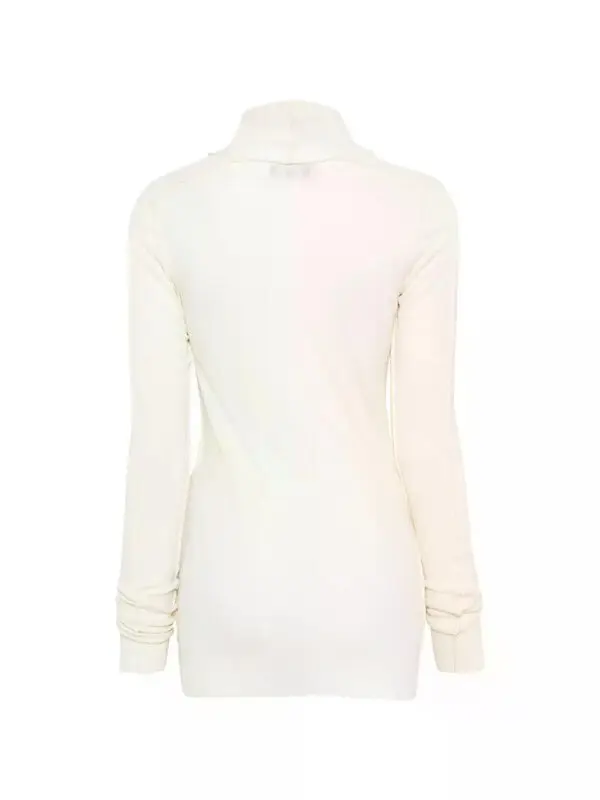Soeur Lois High-neck Long-sleeve T-shirt - Neutrals