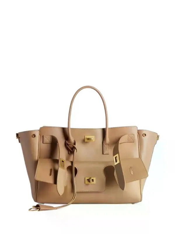 Balenciaga Small Bel Air Leather Tote Bag