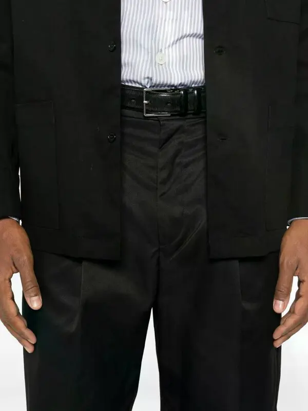 Imperial Pleated Straight-leg Trousers