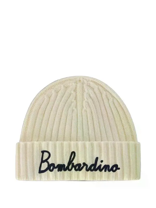 MC2 SAINT BARTH Embroidered Cable-knit Beanie Hat