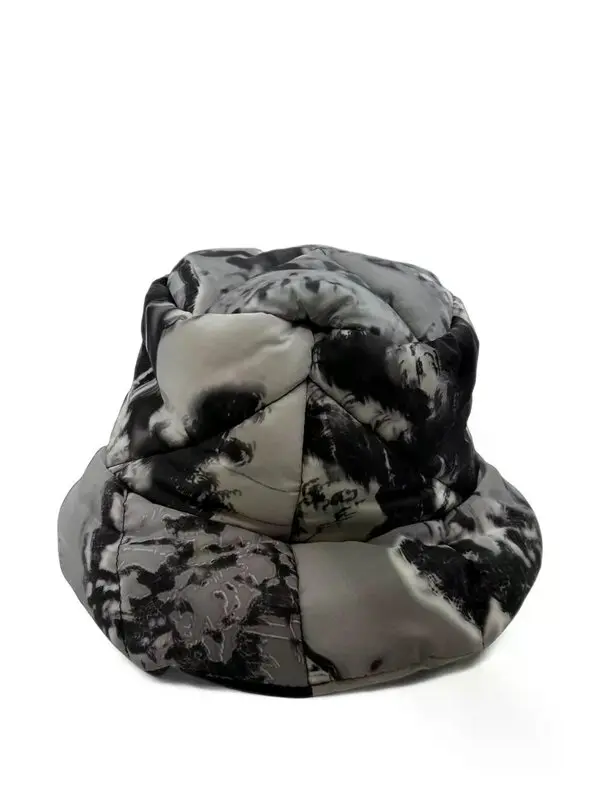 Prada Quilted Camouflage-print Bucket Hat