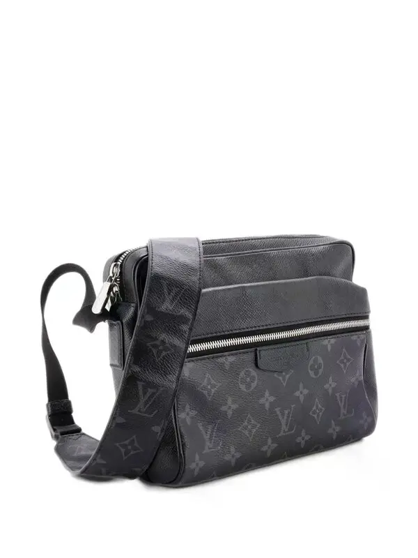 LOUIS VUITTON Outdoor Messenger Bag Monogram Taigarama Crossbody Bag