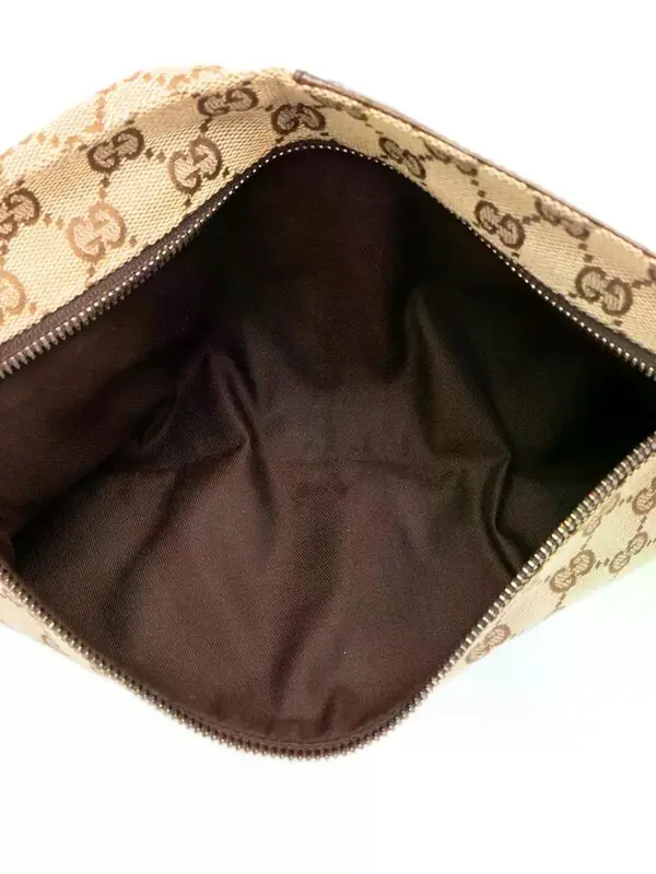 Gucci 2000-2015 Gg Canvas Web Double Pocket Belt Bag - Neutrals