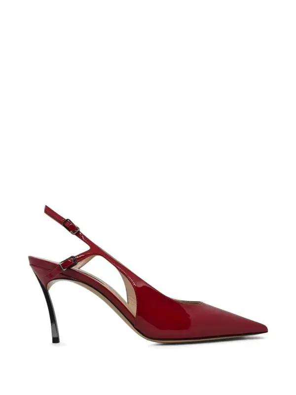 Casadei Samurai Julia Slingback Pumps - Red
