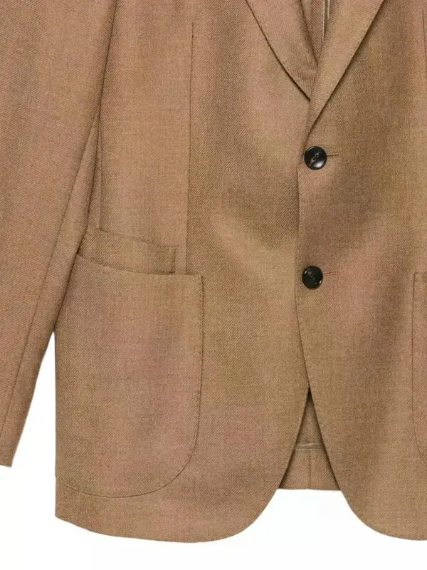 LUIGI BIANCHI MANTOVA Notched-lapel Single-breasted Blazer