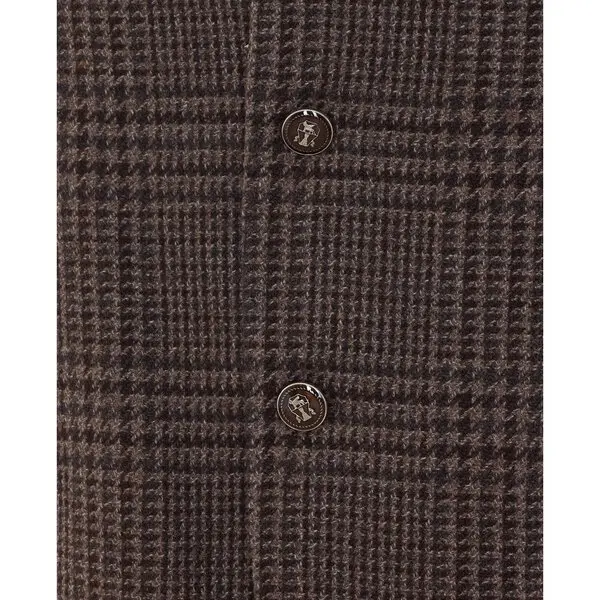 Brunello Cucinelli Tailored Prince Of Wales Cashmere Jacket