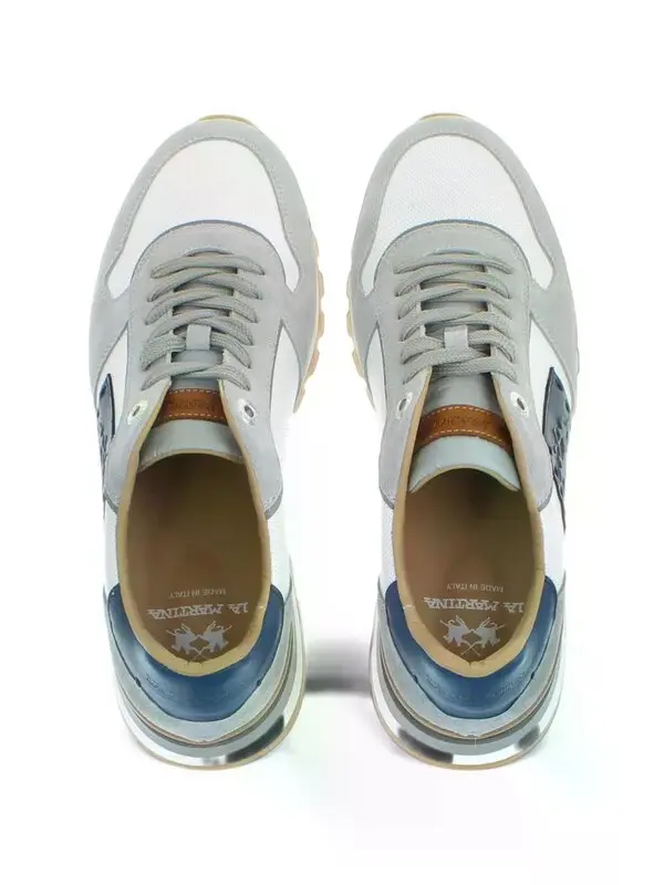 LA MARTINA Panelled Leather Sneakers