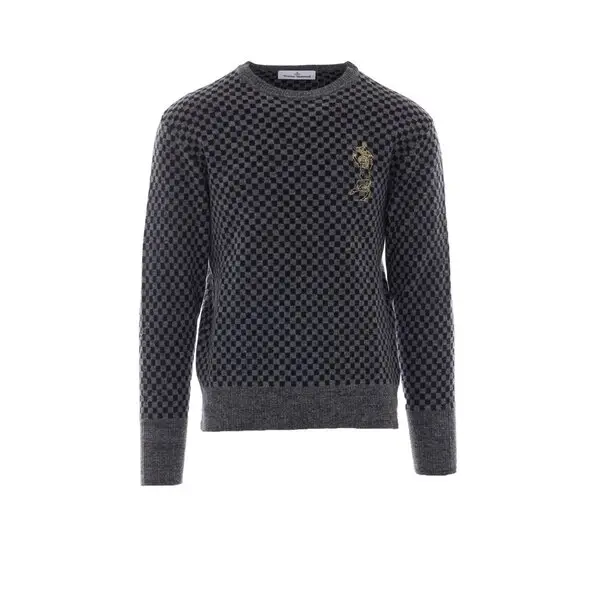 VIVIENNE WESTWOOD Checkmate Sweater - Gray