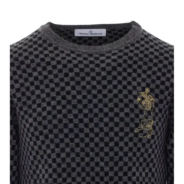 VIVIENNE WESTWOOD Checkmate Sweater - Gray