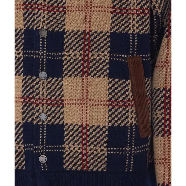 Guest In Residence Tartan Bomber