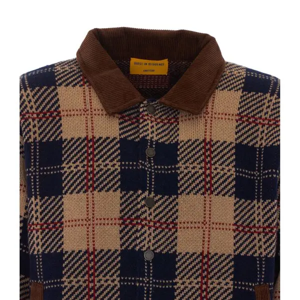 Guest In Residence Tartan Bomber