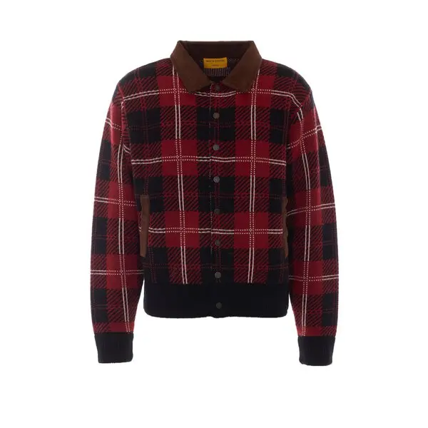 Guest In Residence Tartan Bomber