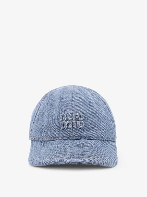 Miu Miu Debun Hat - Blue