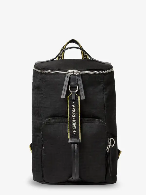 Fendi Tourist Backpack In Ff Superlight Technical Fabric - Black