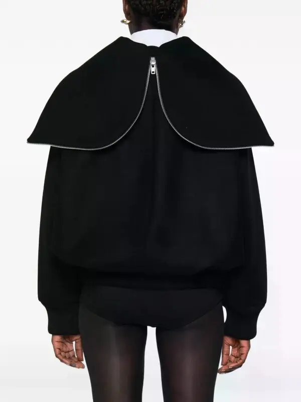 Simone Rocha Crystal-embellished Sailor-collar Jacket