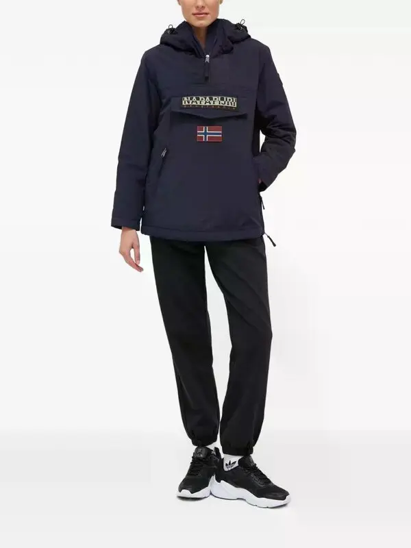 NAPAPIJRI Rainforest Pocket Logo-patch Jacket - Blue