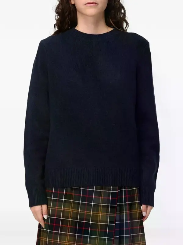 Barbour Ribbed-trim Crew-neck Sweater